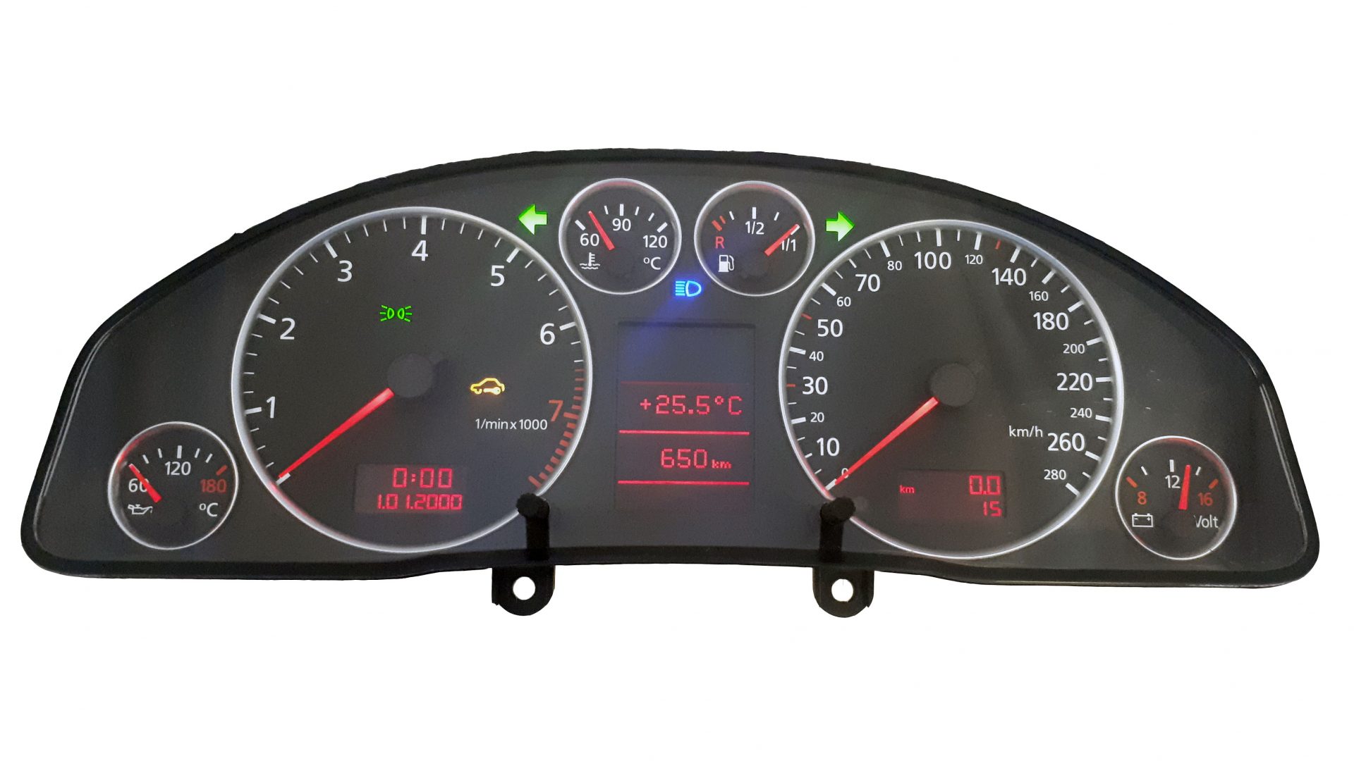 Tacho Audi A6 4B 4B0 920 933 P – gebraucht – Display 100% ok ...